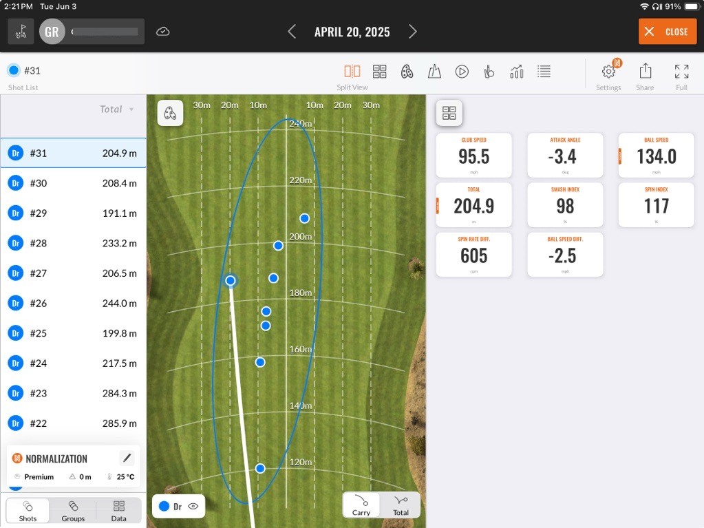 Trackman Golf Pro App | iPad에서 보고서 보내는 방법 – Trackman Help Center