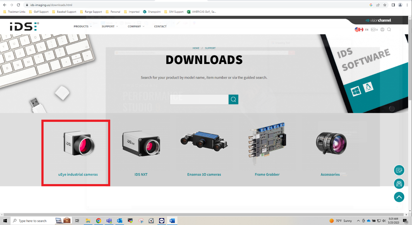 IDS Camera | IDS UI Camera 소프트웨어 (IDS Software Suite) – Trackman Help ...