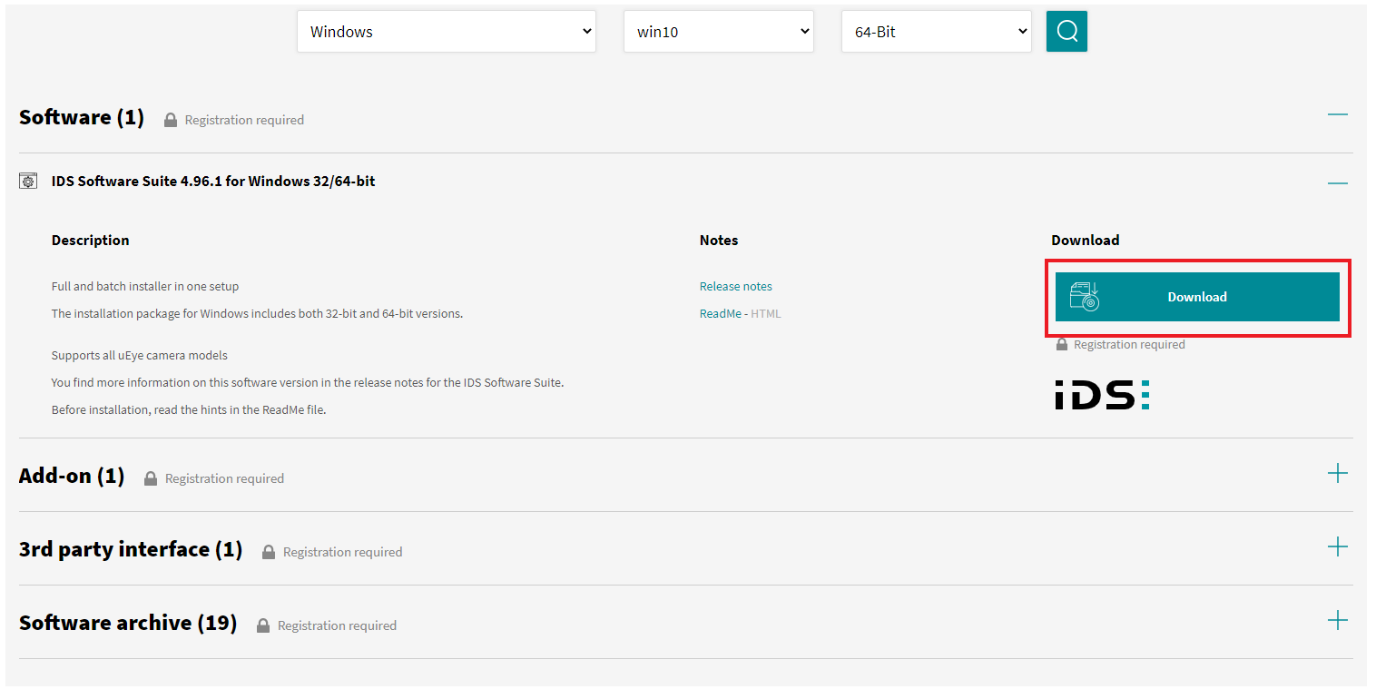 IDS Camera | IDS UI Camera 소프트웨어 (IDS Software Suite) – Trackman Help ...