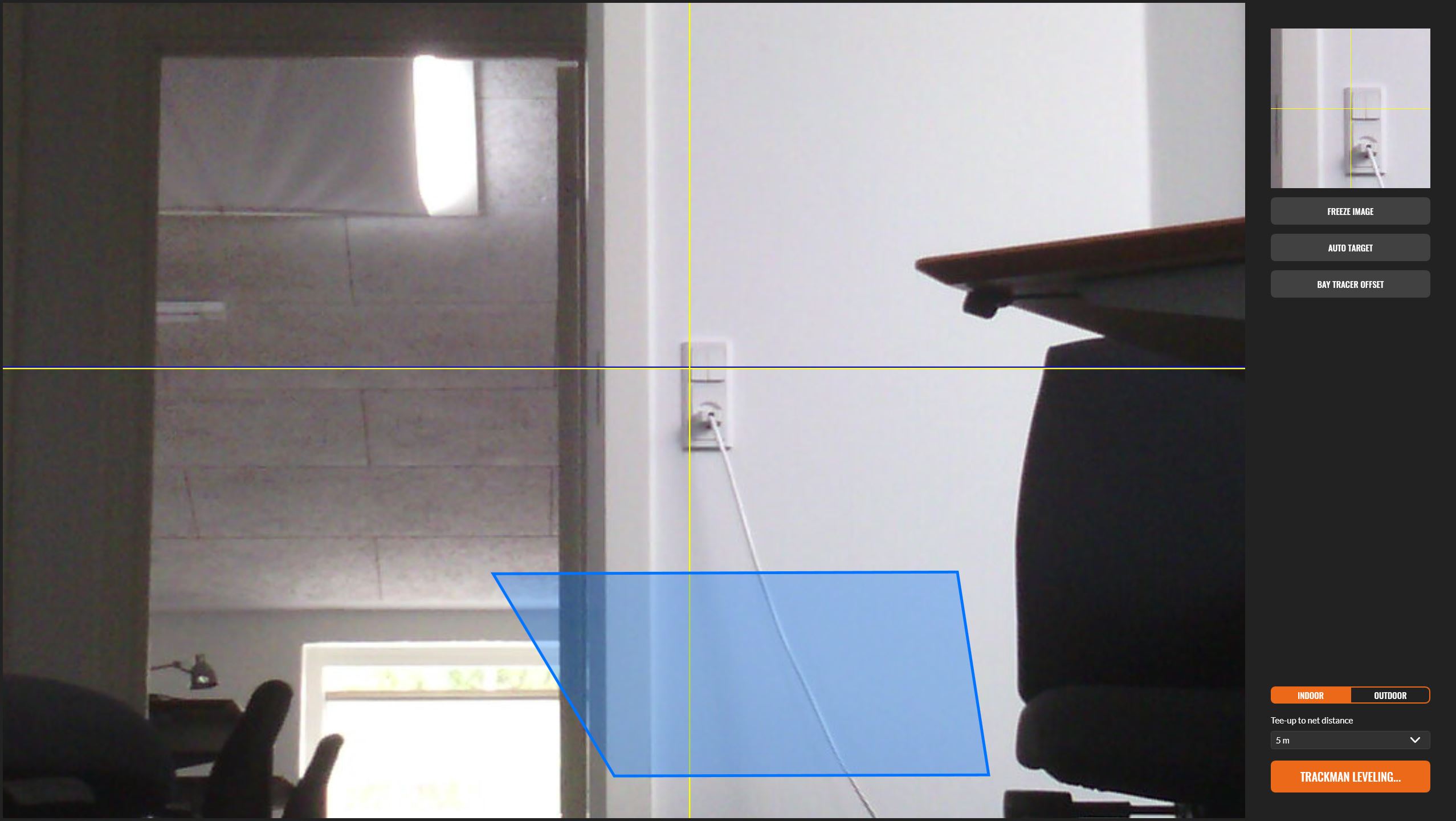 TM4 | 파란색 타격 구역 박스가 공중에 떠 있음 – Golf (Korean)