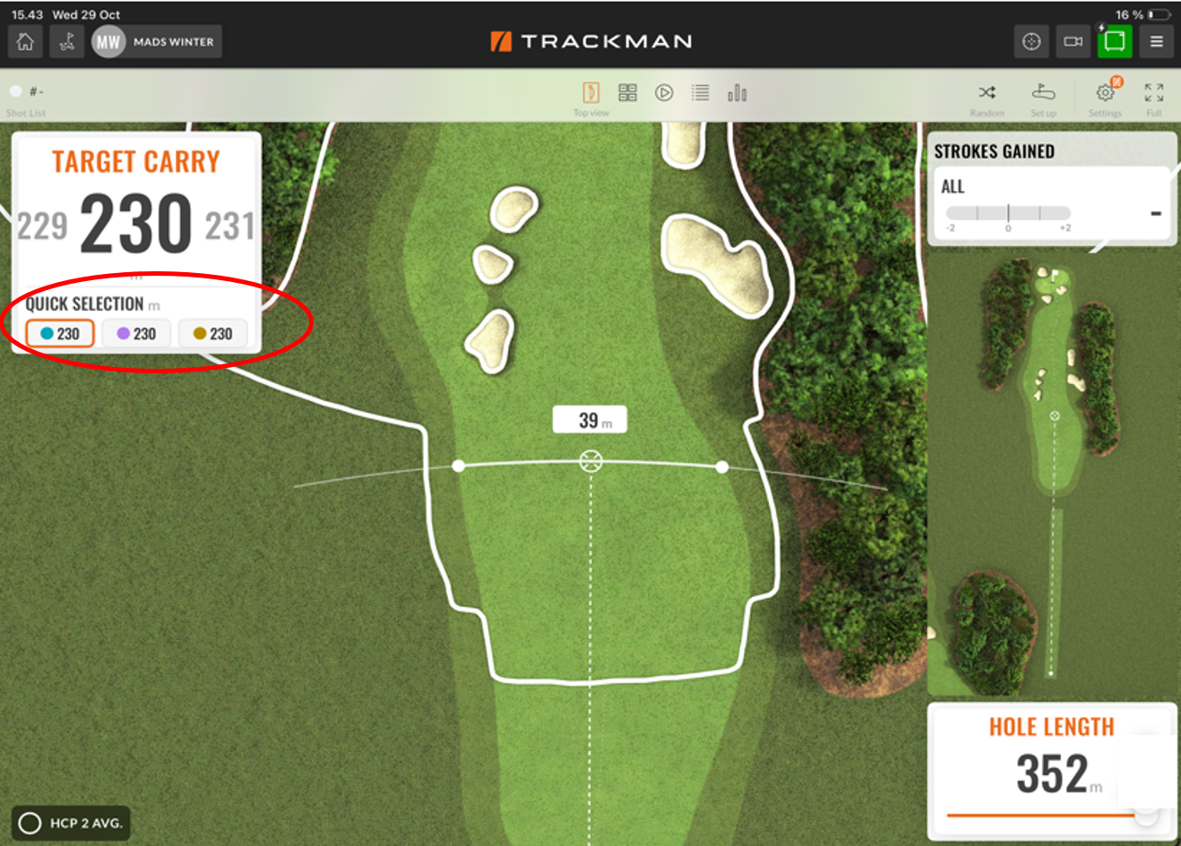 Trackman Golf Pro App | Novedades en la versión 4.3 – Trackman Help Center