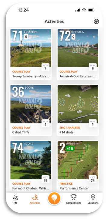 Golf App | Nouvelle fonctionnalité : Coups de départ du Centre de Performance – Trackman Help Center