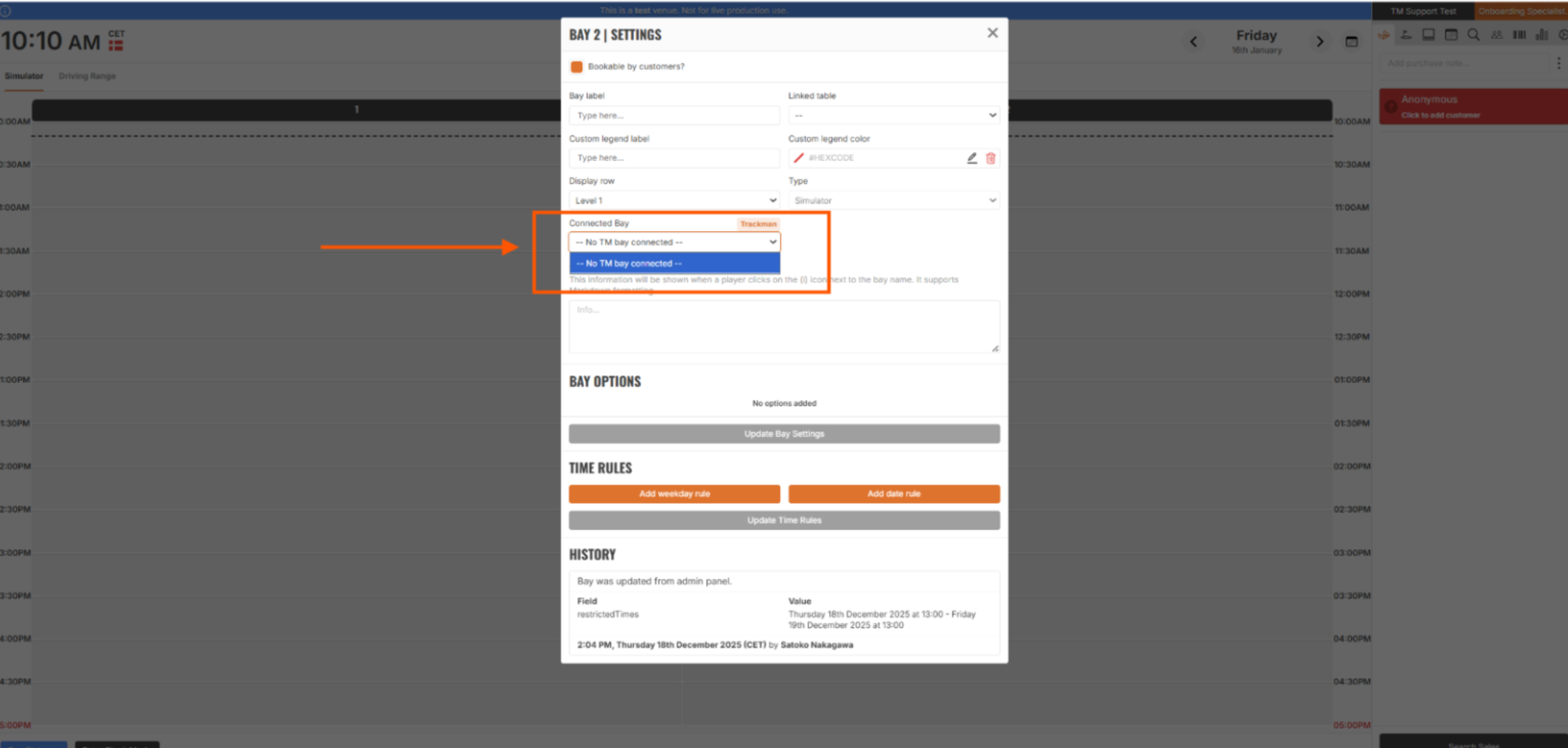 Bay Configuration | How to Integrate Bays – Trackman Help Center